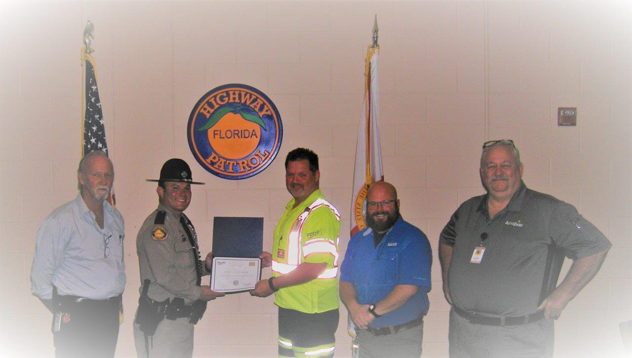 Recognition of Road Ranger – Chipley Bugle