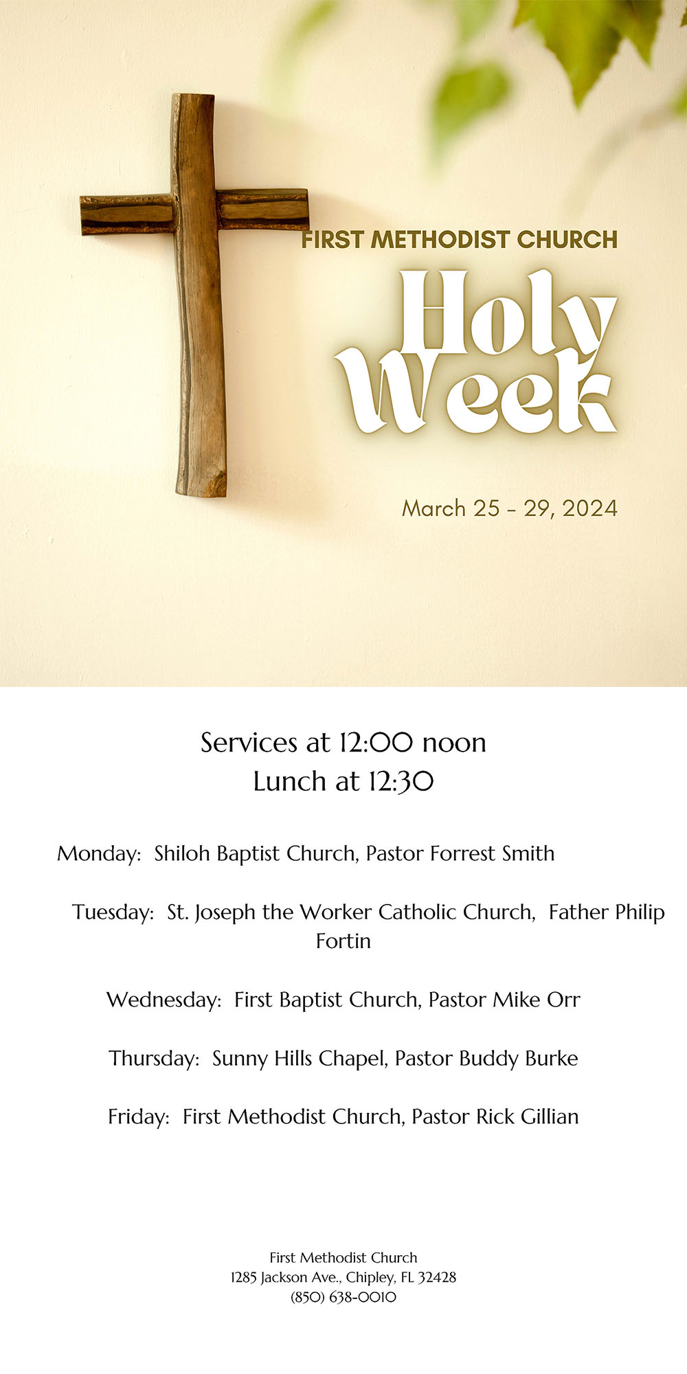 First Methodist Church of Chipley – Chipley Bugle