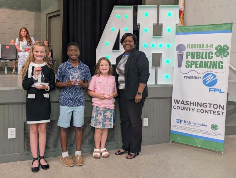 Washington County 4-H Hosts Annual Public Speaking Contest – Chipley Bugle